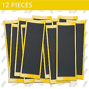 Birllaid Fingerboard Foam Grip Tape,12 Pcs Fingerboard Grip Tape,38mmX110mm 12