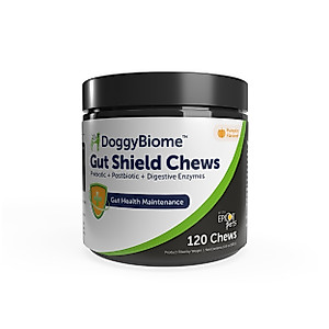 DoggyBiome Gut Shield Soft Chews with Probiotics for Dogs and Cats (120ct)