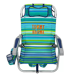 Tommy Bahama Beach Chair, Aluminium, Multicoloured Stripes, 70 cm