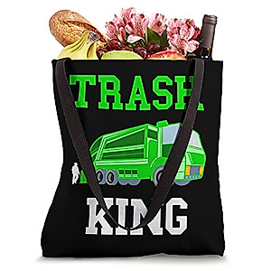 Trash King Garbage Truck Rubbish Recycling Trash Truck Tote Bag