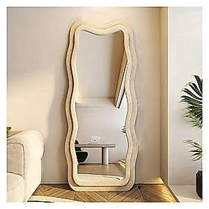 PYTKL Household Mirrors Floor-to-Ceiling Full-Body Small Apartment Clothing Store Wall Fitting (Color : D, Size : 1)