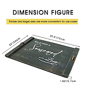 Gas Stove Burner Covers with Handles,LEKUAIJIA Electric Stove Burner Covers Made of Extra Thick Pine Wood, Handcrafted Cookware.