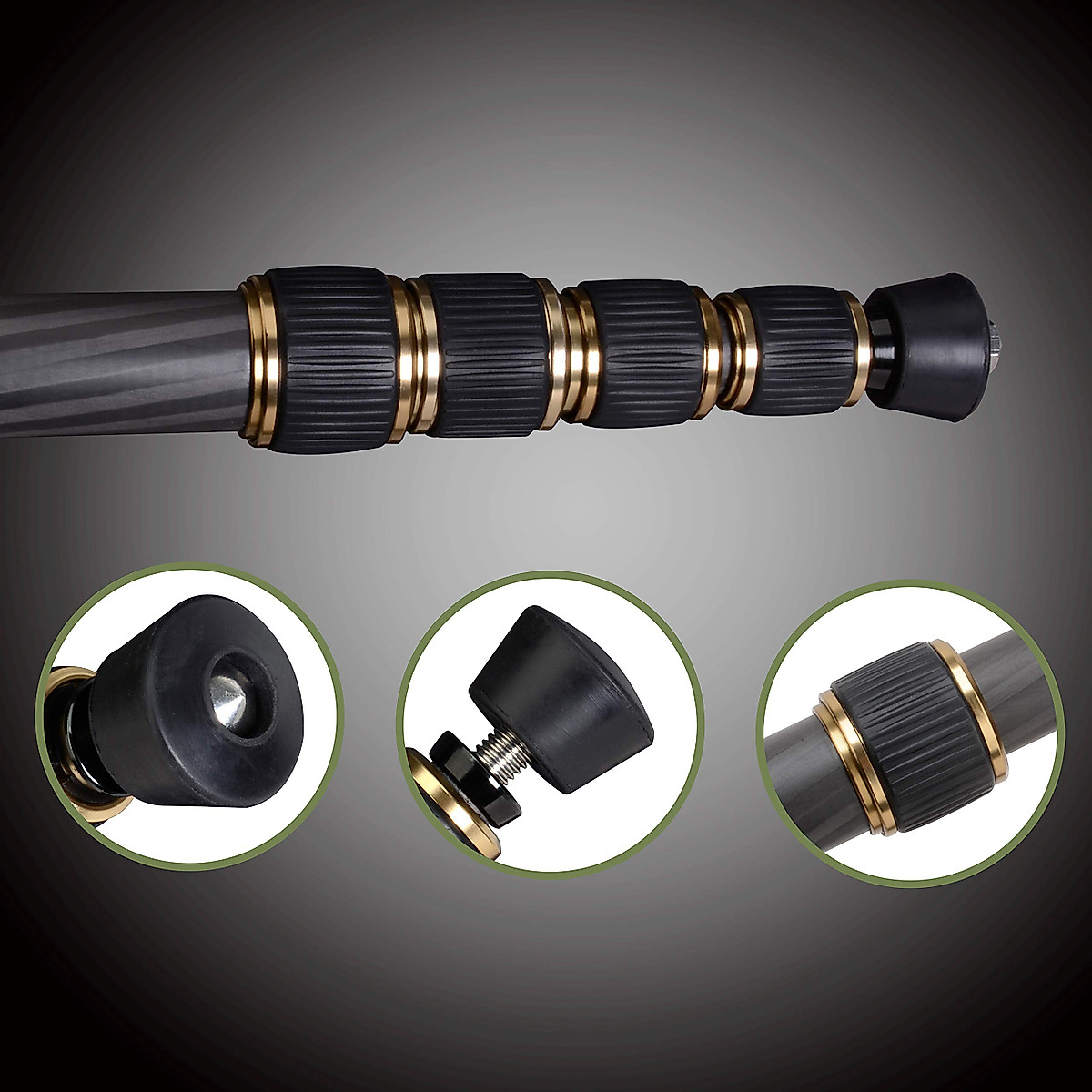 ZOMEI Z669C Carbon Fiber Portable Tripod with Ball Head Compact Travel for Canon,Sony, Nikon, Samsung, Panasonic, Olympus, Kodak, Fuji, Cameras and Video Camera