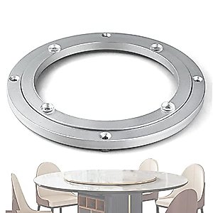 Heavy Duty Lazy Susan Turntable Bearing Rings, Aluminium Alloy 360 Degree Rotating Turntable Base Bearing, Ø 12-100 Cm Round Swivel Plate For Kitchen Dining Table
