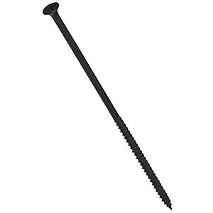 Hillman 47723 10 X 5-Inch Fine Thread Drywall Screws with Phillips Drive, Black
