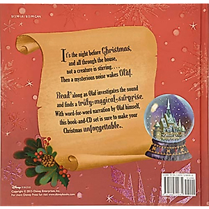 Frozen Olaf's Night Before Christmas Book & CD
