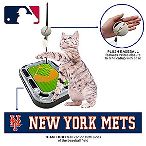 Pets First New York Mets Baseball Cat Scratcher Toy