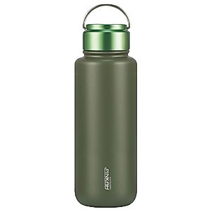 Stainless Steel Water Bottle-PINKAH 25OZ Double Wall Vacuum Insulated Travel Sports Bottle, Leak Proof and Sweat Proof Sports Bottle with Wide Mouth Lid for Office, Outdoor Camping