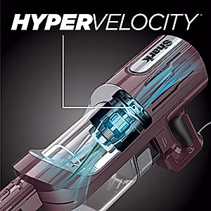 Shark HZ702 Ultralight PetPro Corded Stick Vacuum with PowerFins HairPro Odor Neutralizer Technology, Wine Purple