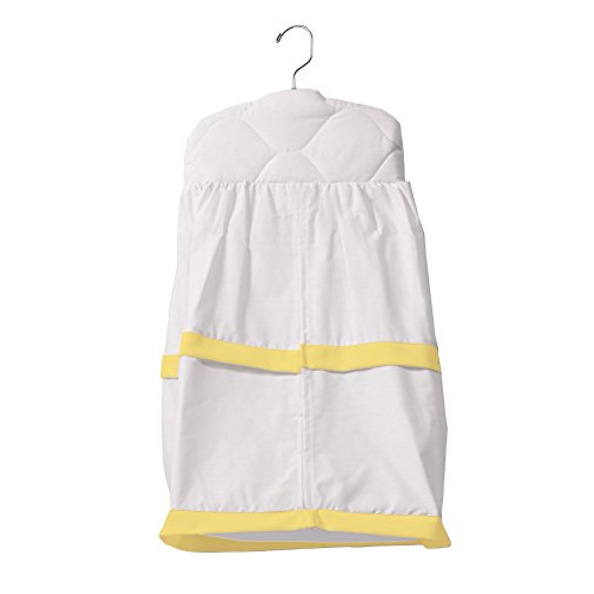 Baby Doll Medallion Crib Diaper Stacker, Yellow