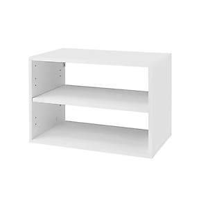 Organized Living freedomRail 1 Shelf OBox - White