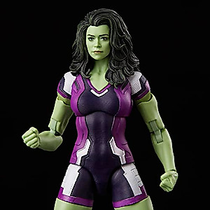 Marvel Legends Series Disney Plus She-Hulk MCU Series Action Figure 6-inch Collectible Toy, Includes 2 Accessories and 1 Build-A-Figure Part