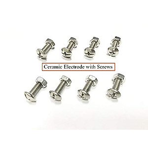 BBQ Future 4-Pack Ceramic Ignitor Electrode Replacement for Select Gas Grill Models by Kenmore, Nexgrill, Members Mark, Tera Gear and Others