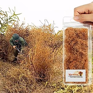 Warmtree Simulation Grass Miniature Static Grass Model Grass Diorama Supplies Artificial Grass for Diorama Materials Train Landscape Railroad Scenery Sand Military Layout Model