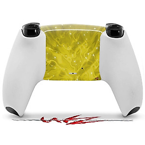 WraptorSkinz Skin Wrap compatible with Sony PS5 DualSense Controller Stardust Yellow (CONTROLLER NOT INCLUDED)