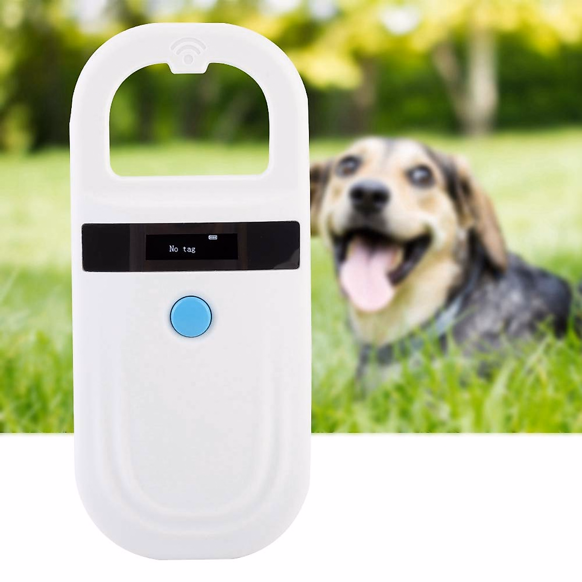 Pet Microchip Scanner EMID Pet Microchip Reader Dog Chip Reader Animal Chip ID Scanner Pet Tag Scanner for Animal/Pet/Dog/Cat/Pig FDX-B (ISO11784/11785) 134.2kHz, 125kHz & USB Rechargeable