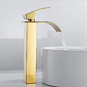 Kitchen Faucet Kitchen Sink Faucet Stainless Steel Taps Faucet, Basin Faucet, Water Tap, Bathroom Faucet, Solid Gold Faucets, Single Handle Water Sink Tap Mixer, Bath Room Taps