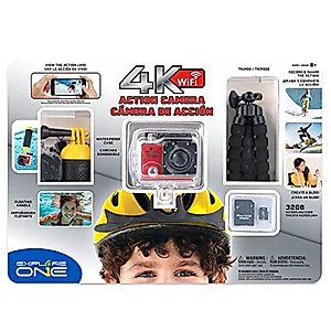 Explore One 4K Action Camera with WiFi Bundle