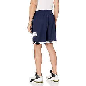 Spalding Men's Athletic Dry Mesh Basketball Short, Peacoat/White, XS