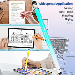 Stylus Pen for Touch Screens(5pack),10 Replaceable Tips High Precision & Sensitivity Capacitive Pens 2 in 1 for iPad iPhone Android Tablets and All Universal Touchscreen Devices