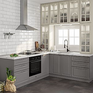 KRAUS 24-inch 18 Gauge Pax Laundry and Utility Sink Combo Set with Bolden 18-inch Kitchen Faucet and Soap Dispenser, Stainless Steel Matte Black KHU24L-1610-53SSMB