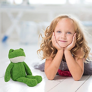 AEECASI Green Frog Plush Stuffed Animal,Soft Long-Leg Frog Plush Doll Toys,Super Cute Frog Toy Christmas Birthday Gifts for Boys Girls Kids Toddlers,Fluffy Stuffed Frog Plushie Decoration,15.7"