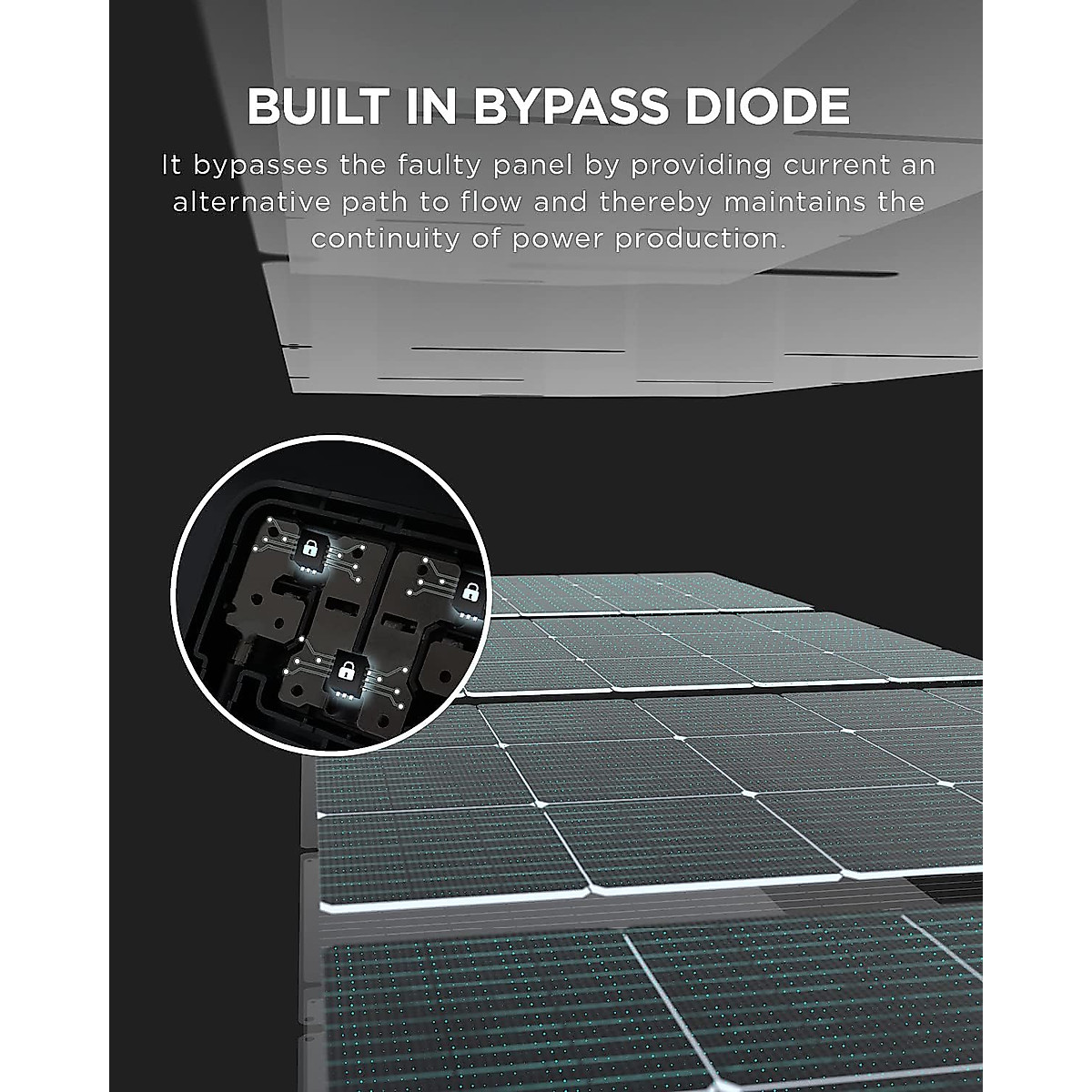 ETFE Solar Panels 400 Watts, BigBlue SolarPowa 400 Portable Solar Charger with Kickstands and MC-4(51.3V/7.8A), IP68 Waterproof, Charge Fast Cellpowa 2500 Power Station for Camping, RV Off Grid System