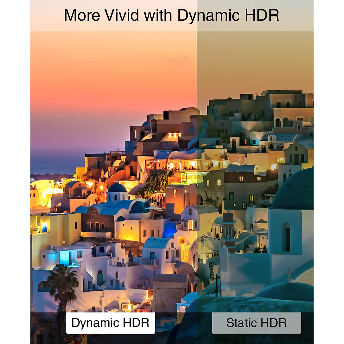 BlueRigger 8K Fiber Optic HDMI Cable 25FT (48Gbps, in-Wall CL3 Rated, 8K 60Hz, 4K 144Hz, HDCP 2.3, HDR10+) Ultra High Speed Long HDMI AOC 2.1 Cable - for Gaming, VR, HDTV, Monitor, PC