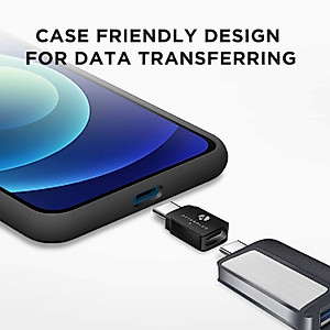 Afterplug USB C Extension Adapter, USB C Male to USB C Female Adapter, Thunderbolt 3/4/5 Extender up to 40Gbps, 8K@60Hz Video, 240W PD, for USB C Devices, Black, 2-Pack