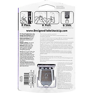 HIGH & MIGHTY 515820 Decorative Metal Hook, Easy Tool-Free Dry Wall Installation, Oval, Holds up to 25lb, Bronze