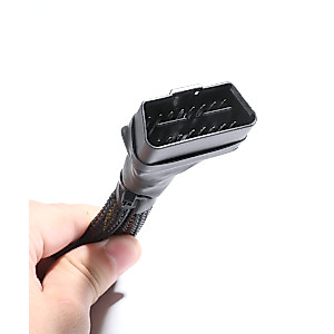 SUJADE YAKEFLY 1FT Thick Wire Underdash Splitter Cable,OBDII 16 Pin Splitter Extension,16pins Male 1 to 2 Female Splitter Y Cable 20awg Thick Wire Underdash Splitter Cable,Fits for Most Cars