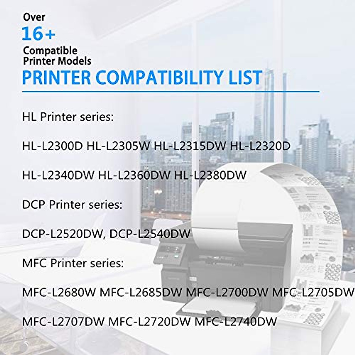 NineLeaf (2,600 Pages per Compatible Toner Cartridge Replacement for Brother TN660 TN-660 TN630 to use in HL-L2360DW L2340DW MFC-L2720DW L2700DW L2685DW DCP-L2540DW L2520DW Printer (3 Pack Black)