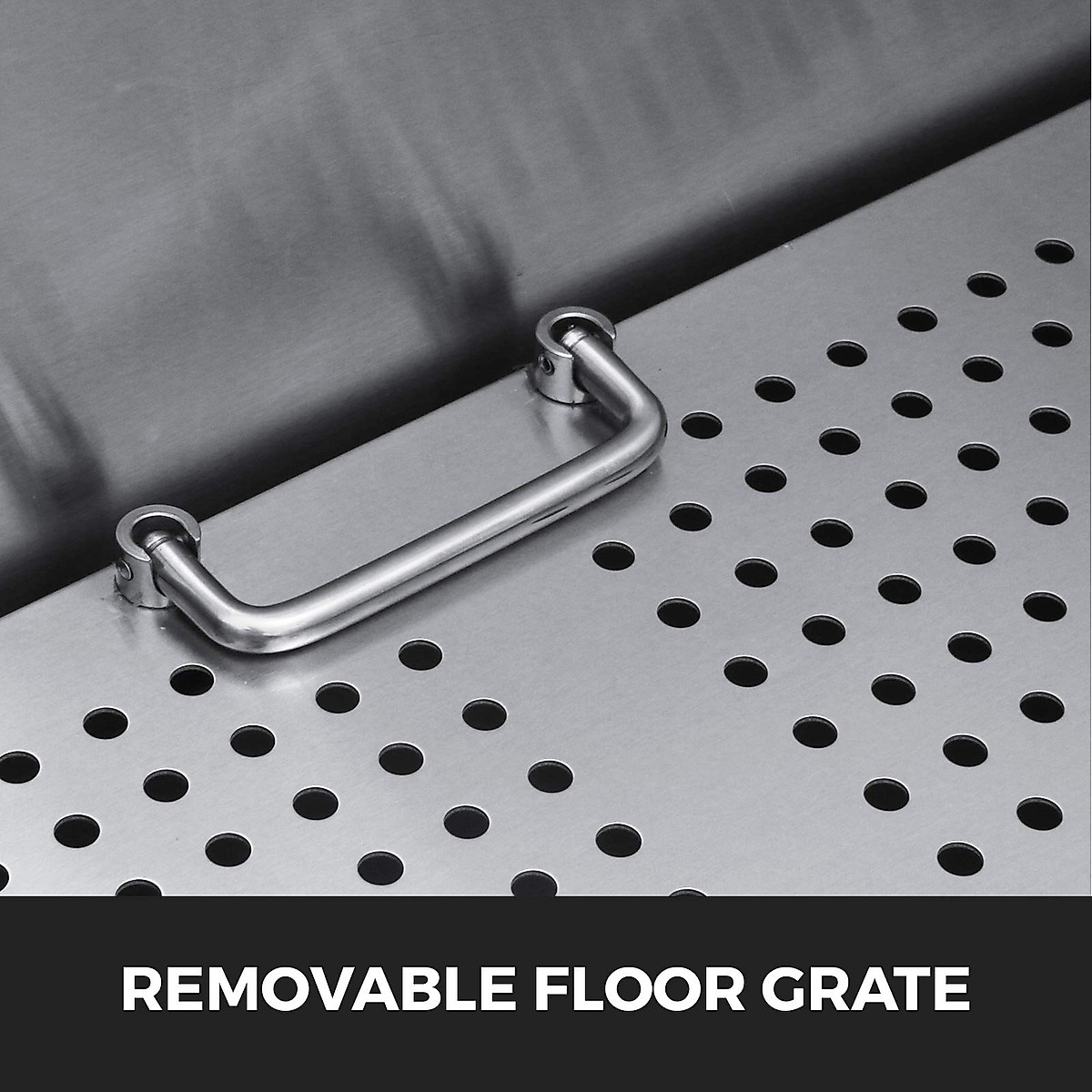 VEVOR 62 inch Professional Dog Grooming Tub Stainless Steel Pet Bathing Tub Large Dog Wash Tub with Faucet Walk-in Ramp Accessories Dog Washing Station Pet Bath Tub