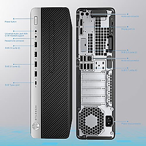 HP Elitedesk 800 G3 SFF Desktop PC,Refurbished Desktop i7,Win 10 Business Computers,16G DDR4,512GB NVMe M.2 SSD,DVDRW,DP,HDMI,Built-in AX210 Wi-Fi 6 BT,Wireless Keyboard and Mouse (Renewed)