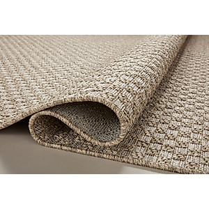 Loloi II Dawn Collection Indoor/Outdoor DAW-02 Tan 7'-8" x 10' Area Rug