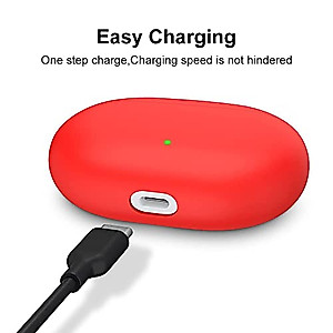 Beats Studio Buds Case,Full Protective Silicone Skin Cover with Keychain for Beats Studio Buds Multicolor