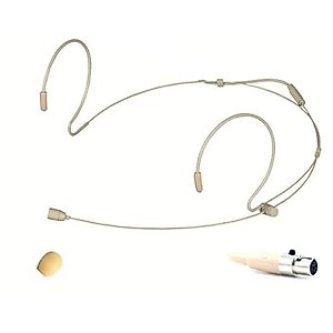 Double Earhook Headset Microphone with 4 pin XLR Connector for SHURE Wireless
