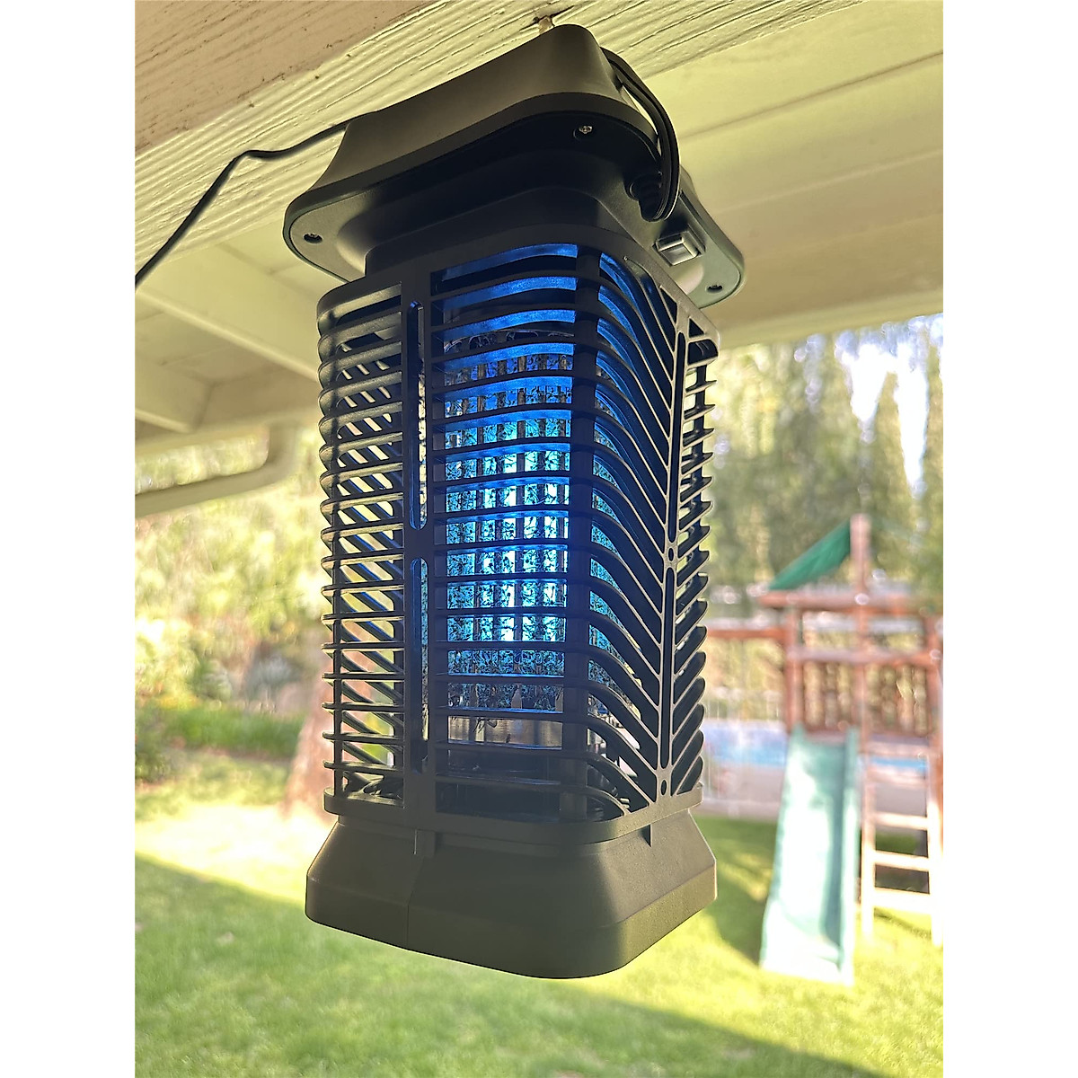 LINKPAL 20W QH50E Bug Zapper Outdoor and Indoor, 4000V High Powered Electric Mosquito Zapper with Switch,Waterproof Mosquito Trap Outdoor,Mosquito Killer,Electronic Fly Zapper for Backyard Patio Home