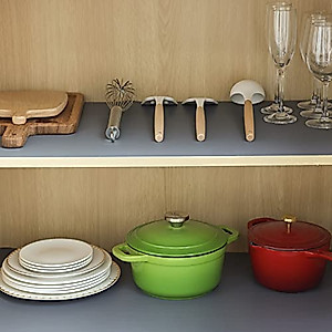 Moretoes Shelf Liners for Kitchen Cabinets 12 Inch x 25 Feet, Non Adhesive Non-Slip EVA Drawer Liner, Waterproof Oil-Proof Durable Cabinet Liners for Shelves Pantry Cupboard Closet