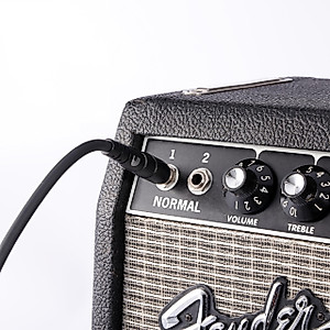 D’Addario Accessories Classic Series Guitar Patch Cables - Guitar Pedal Cable with ¼ Inch Ends - Durable & Reliable - Instrument Cable for Pedalboards - Straight End - 3 feet