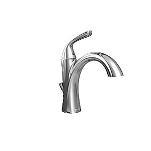 American Standard 7186101.002 Fluent Single Control Bathroom Faucet with Pop-up Drain, 18 in x 18 in, Polished Chrome
