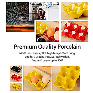 URWOOW Cup Egg Tray Holder (White)