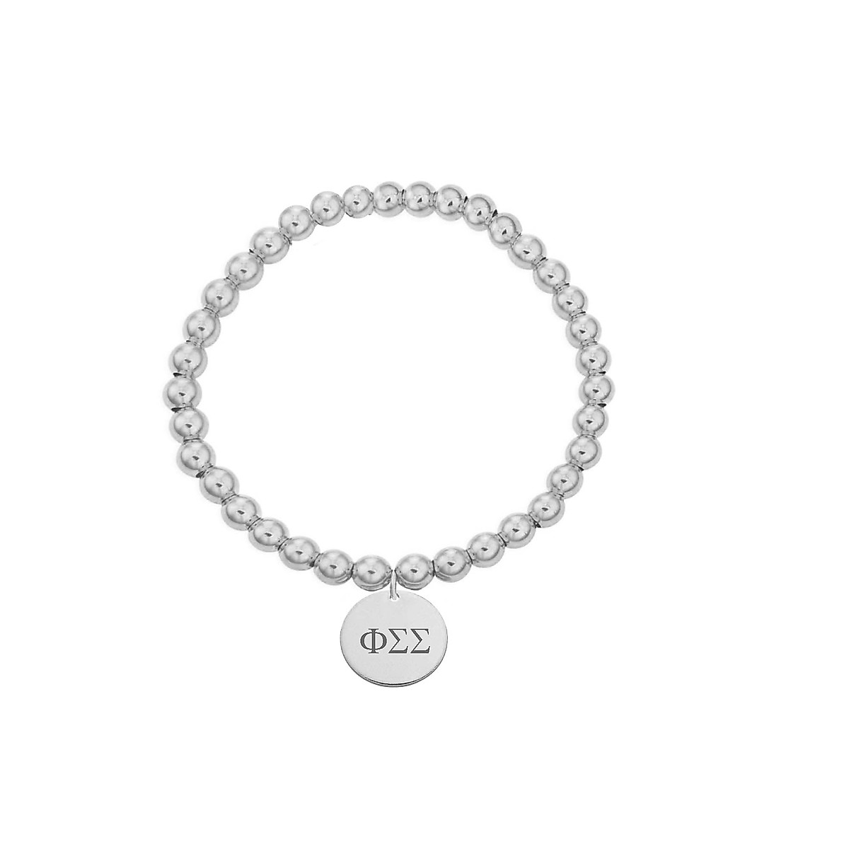 Sorority Things Phi Sigma Sigma Bracelet Sorority Stretched Beaded Bracelet