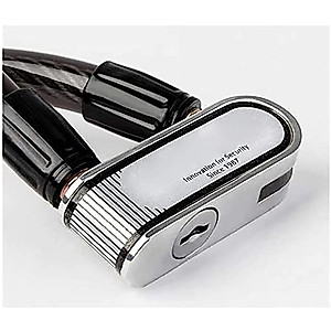 Steel Cable Lock Bicycle Lock Anti-Theft Lock, Alloy Steel Lock, 80Cm Long, Suitable for Mountain Bikes, Motorcycles, Electric Cars, Gates