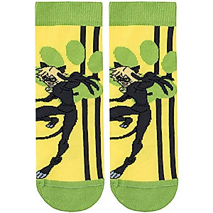 Miraculous Ladybug Boys' Cat Noir Socks Pack of 3 Size 10 to 13 Multicolored