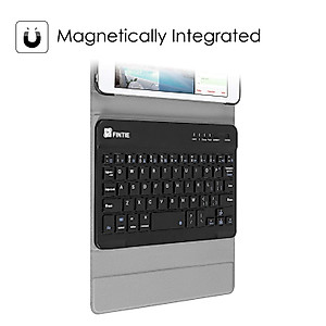 Fintie Keyboard Case for iPad Mini 5th Generation 2019 - Slim Shell Stand Cover with Magnetically Detachable Wireless Bluetooth Keyboard for 2019 iPad Mini 5 7.9", Black