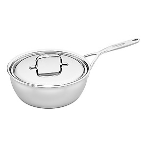Demeyere 5-Plus Stainless Steel 3.5-qt Saucier