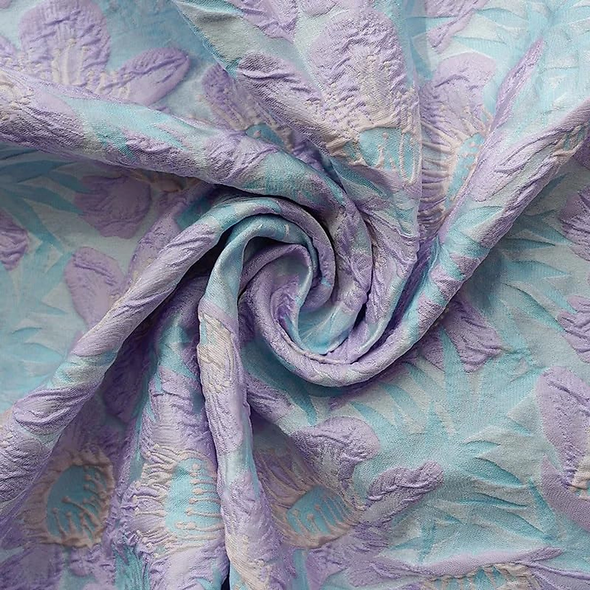 XMTXZYM 2 Meter Embossed Jacquard Fabric Women's Coat Dress DIY Sewing Fabric