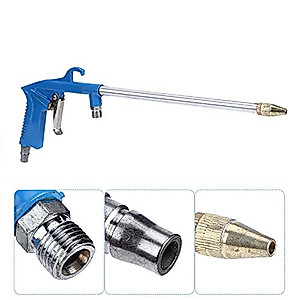 Acouto Pneumatic Cleaning Tool Car Engine Dust Cleaner Tools Auto Water Cleaning Nozzle Hose Wash Spray Universal 1/4'' Inlet