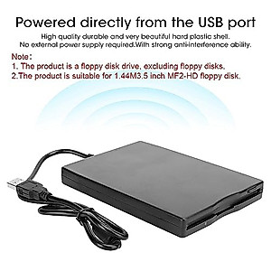 GOWENIC Limouyin Portable Floppy Drive, 3.5-Inch Card Reader Computer Accessory External Removable, USB External Floppy Disk Reader Drive for 107 VistaWindows 8 XPME 2000 SE 98